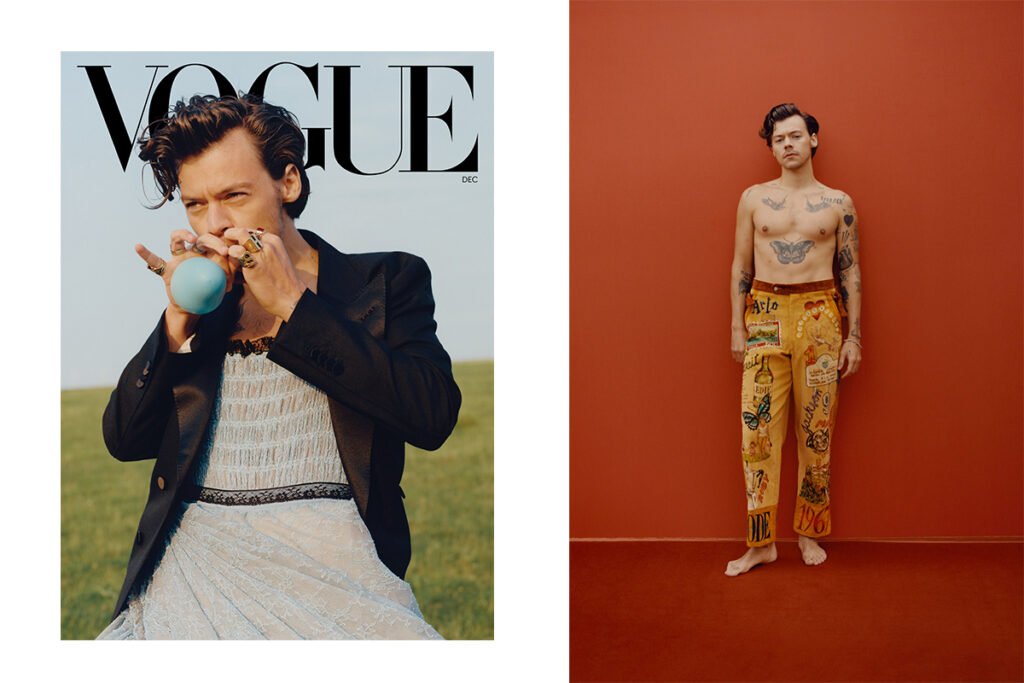 Harry Styles se torna o primeiro homem a estampar sozinho a Capa da ...